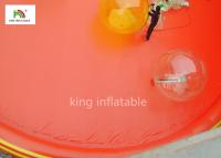China Red Large Inflatable Swimming Pools For Adults Outside Commercial Activity for sale