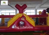 China Airtight Angry Bird Inflatable Jumping Castle With Hand Printing for sale