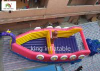 China Colorful Dragon Inflatable Jumping Castle For Kindergartens  3m*7m*3m for sale
