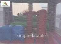 China Christmas Inflatable Santa Jumping Castle Colorful Oxford UV - Proof for sale
