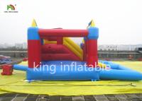 China Small Colorful Inflatable Jumping Castle With Slide For Kids Commercial for sale