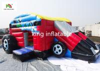 China Car Style Inflatable Jumping Castle With Step For Boys Customized Size for sale