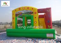China Colorful Amusement Inflatable Jumping Castle With Slide For Toddler Oxford CE Blower for sale