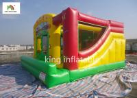 China Colorful Amusement Inflatable Jumping Castle With Slide For Toddler Oxford CE Blower for sale