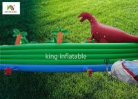 China Dinosaur Style Inflatable Water Parks With Pool PVC Tarpaulin UV Resistant for sale