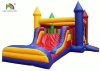 China Waterproof Inflatable Bouncy Castle With Slide For Commercial 1 Year Warranty for sale