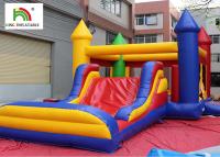 China Waterproof Inflatable Bouncy Castle With Slide For Commercial 1 Year Warranty for sale
