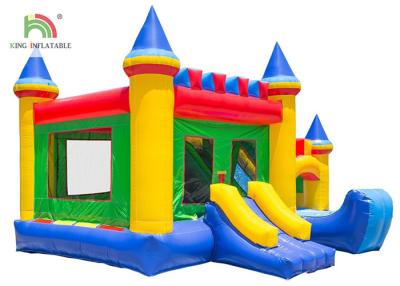 China Colorful Toddler Infltable Jumping House Oxford Fabric Double - Triple Stitching for sale
