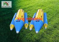 China 2 People Water Games Inflatable Fly Fishing Boats , PVC Inflatable Banana Boat for sale