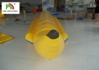China Yellow Inflatable Flying Fish Boats , Exciting Adults Aqua Surfing Boat for sale