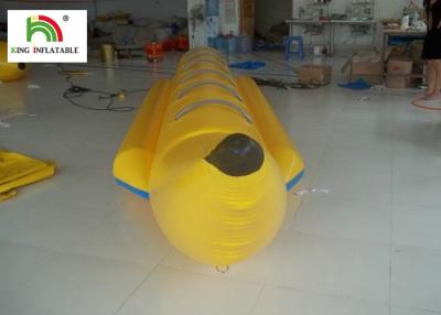 China Yellow Inflatable Flying Fish Boats , Exciting Adults Aqua Surfing Boat for sale