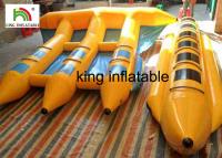 China Amusement Water Inflatable Fly Fishing Boat Inflatable Banana Boat For Surfing Games for sale