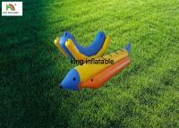 China 0.9mm PVC Tarpaulin Inflatable Banana Boat / Water Inflatable Banana Raft For Stream Fly Fishing for sale