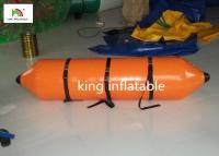 China 3 Persons 0.9mm PVC Tarpaulin Inflatable Fly Fishing Boats / Banana Boat For Water Race Sport for sale