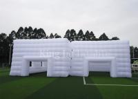 China White Color Exhibition Trade Show Inflatable Event Tent With Window for sale