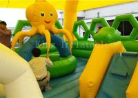 China 0.55 PVC Tarpaulin Bouncer Castle Outdoor Inflatable Amusement Park for sale