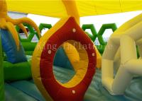 China 0.55 PVC Tarpaulin Bouncer Castle Outdoor Inflatable Amusement Park for sale