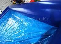 China Blue Color 42 Square Meters Inflatable Swimming Water Pool Fire Resistant for sale
