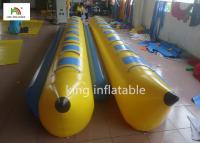 China Customized PVC Tarpaulin Inflatable Banana Boat / Fly Fishing Boat Inflatable 2.1m for sale