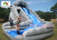 China Custom Backyard Inflatable Water Slide For Kids / Adults  Double Sewing for sale
