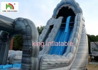 China Outside Giant Inflatable Water Slide For Adults Entertainment PVC Tarpaulin for sale