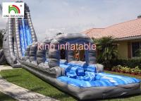 China Outside Giant Inflatable Water Slide For Adults Entertainment PVC Tarpaulin for sale