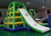 China 29.2 M*26 M Green Inflatable Water Sports Games Adult Obstacle Course for sale