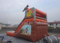 China Outside Playground Inflatable Water Slide With Mini Pool For Summer CE UL for sale