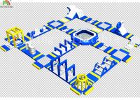 China Durable Inflatable Water Equipment Entertainment Water Park Sports Game 24*24 m for sale