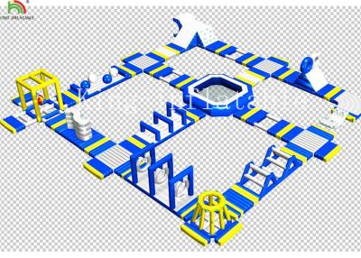 China Durable Inflatable Water Equipment Entertainment Water Park Sports Game 24*24 m for sale