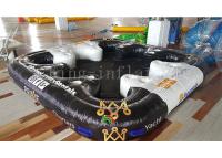 China Commercial Amusement Cup Hole Inflatable Water Toys Floating Sofa For Adults for sale
