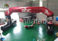 China Red Outdoor 9x4m  Durable Inflatable Banners Arches For Events Or Promotion for sale