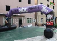 China Red Outdoor 9x4m  Durable Inflatable Banners Arches For Events Or Promotion for sale