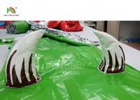 China Green Single Lane 15 m Long Inflatable Water Slide For Adults Customized Size for sale