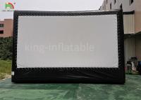 China 6*4 m Outdoor Inflatable Movie Screen / Projection Film Screen For Advertisement for sale