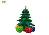 China 5 m High Inflatable Merry Christmas Tree Adverting Outdoor Decorate Portable for sale