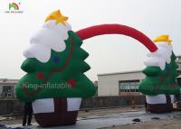 China EN14960 Inflatable Advertising Products 11*5 m Blow Up Christmas Tree Arches Santa for sale