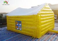 China Customized Size Inflatable Advertising Products Christmas House Snowma Tent for sale