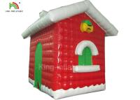 China Red Inflatable Christmas House For Festival Decoration One Year Warranty for sale