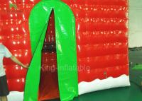 China Red Inflatable Christmas House For Festival Decoration One Year Warranty for sale