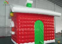 China Red Inflatable Christmas House For Festival Decoration One Year Warranty for sale