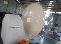 China Human Snow Globe Photo Booth Inflatable Christmas Decoration Snowball With Channel for sale