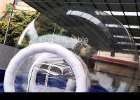 China PVC Tarpaulin  Inflatable clear Bubble Tent For Hotel 4 m Diameter for sale