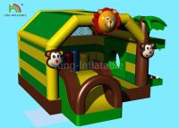 China 5.5 m Animal Forest Theme Inflatable Castle Bouncer Crocodile Jumping Bounce House for sale