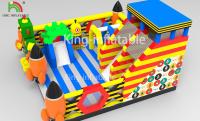 China Children Inflatable Jumping Castle Robot Model With Slide 2 Year Warranty for sale