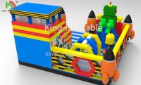China Children Inflatable Jumping Castle Robot Model With Slide 2 Year Warranty for sale
