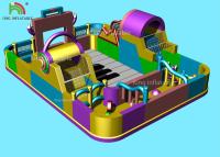 China Music Theme Piano Inflatable Amusement Park Giant Commercial Jumping Castle for sale