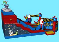 China Customized Alien Space Theme Inflatable Dry Slide Kids Jumping Castle For Party for sale