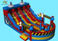 China Customized Alien Space Theme Inflatable Dry Slide Kids Jumping Castle For Party for sale