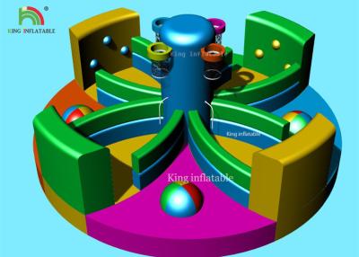 China Amusement Inflatable Sports Games Team Building Children Basketball Pitch for sale